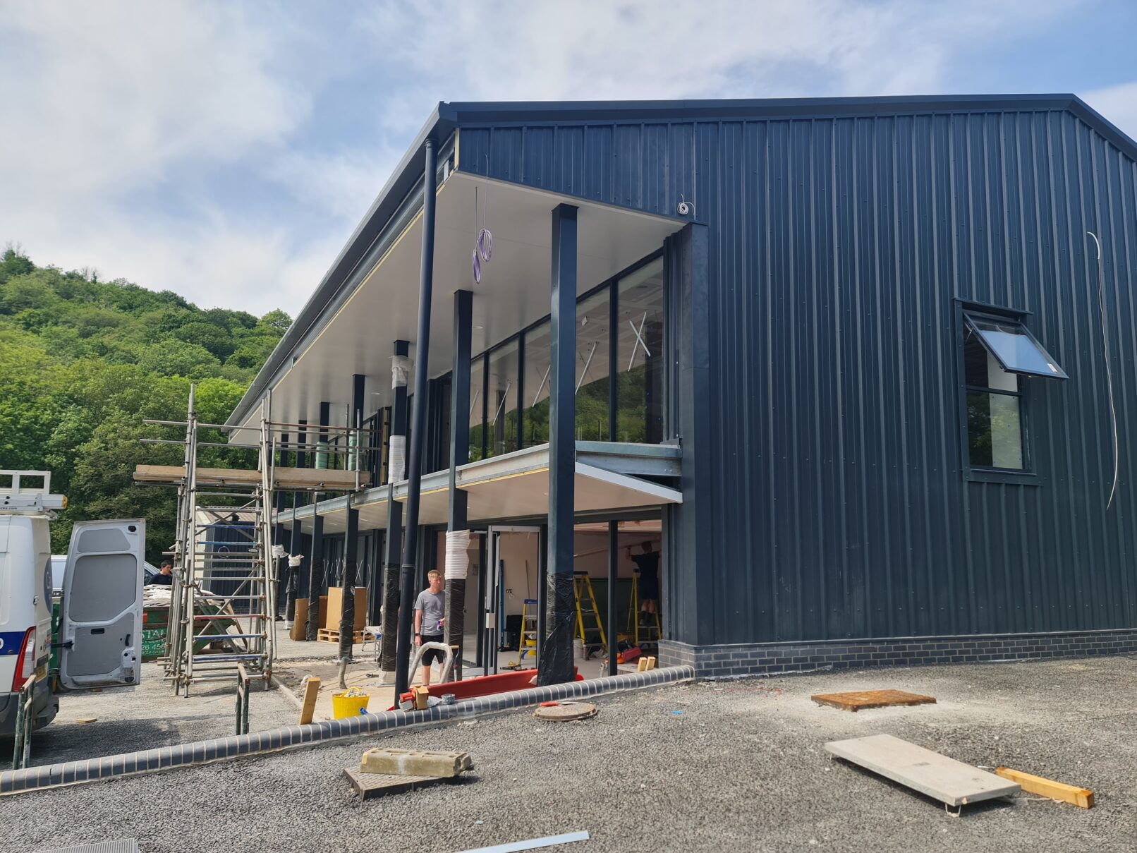 Contractors finishing North Devon commercial project I Peregrine Mears ...