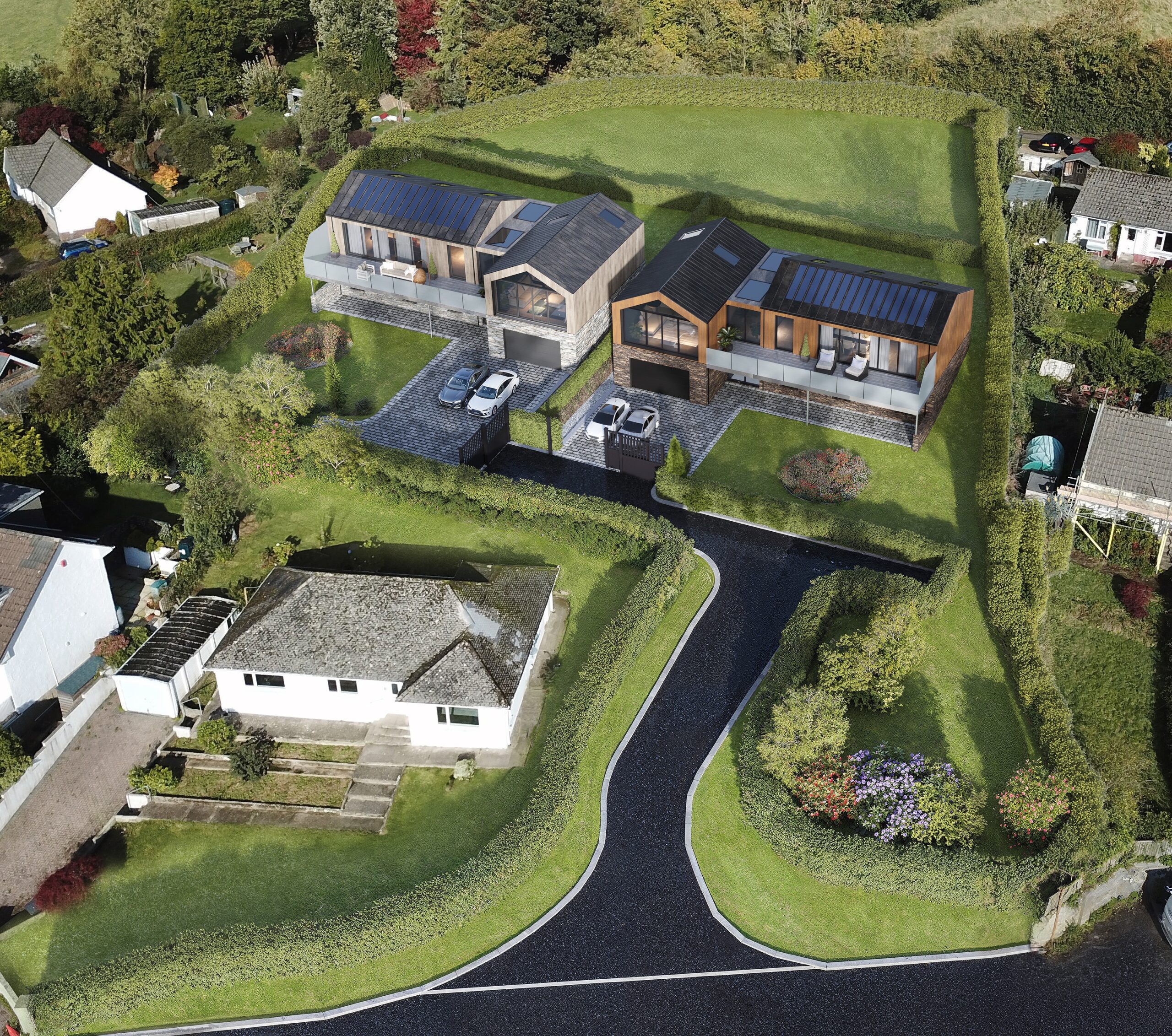 Bespoke Development of New Rural Homes Underway - Peregrine Mears ...